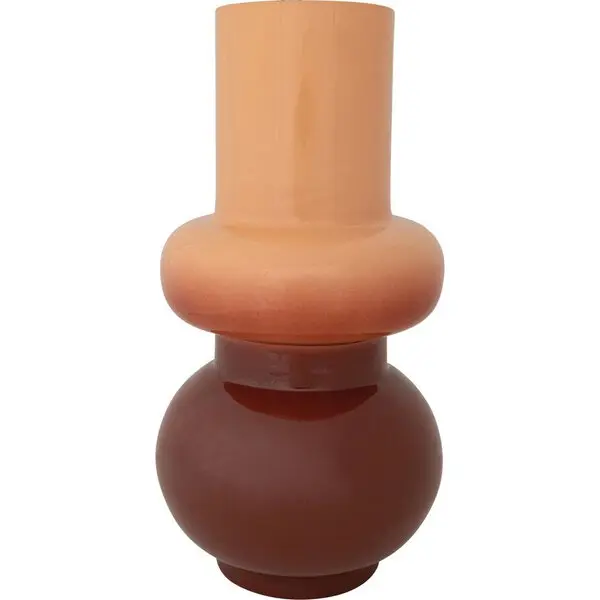 STORIED HOME Enameled Indoor/outdoor Vase