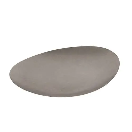 STORIED HOME Oval Platter - Silver