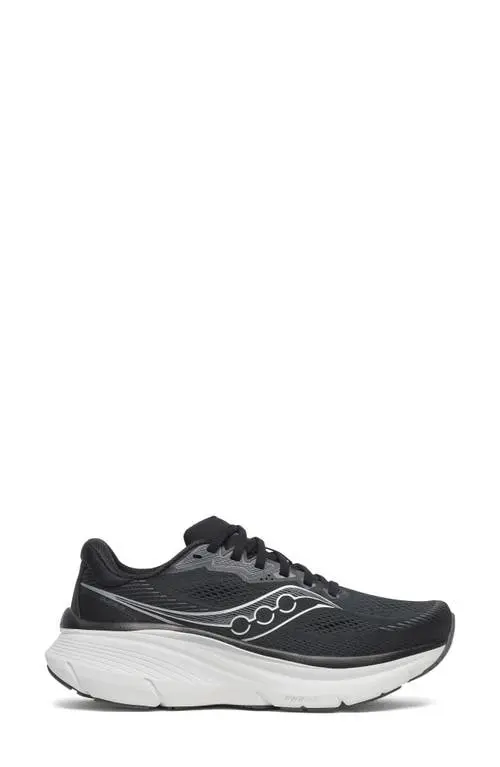 Saucony Guide 19 Running Shoe - Black/silver