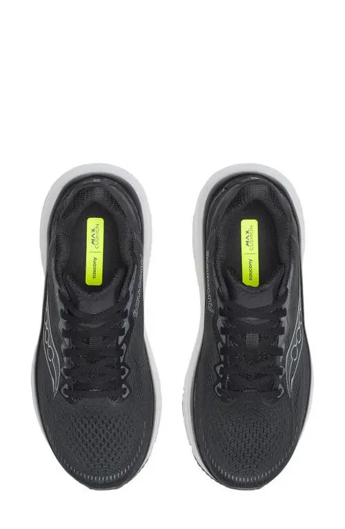 Saucony Guide 19 Running Shoe - Black/silver