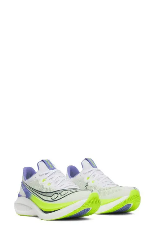 Saucony Endorphin Pro Racing Shoe - White/iolite