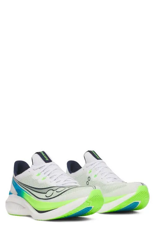 Saucony Endorphin Pro Racing Shoe - White/splash