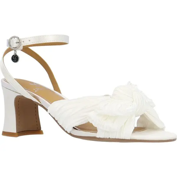 J. Reneé Olwen Ankle Strap Sandal - White