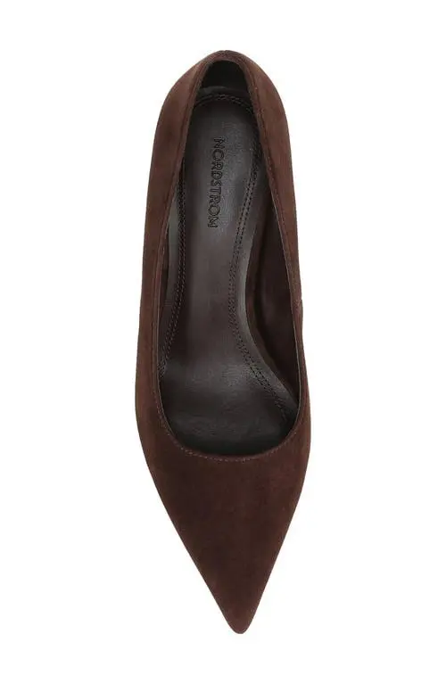 Nordstrom Libby Pointed Toe Pump - Brown Chicory