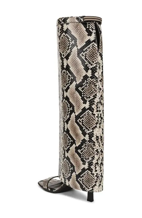 Naturalizer X June Ambrose Nova Shaft Sandal - Natural/brown Multi