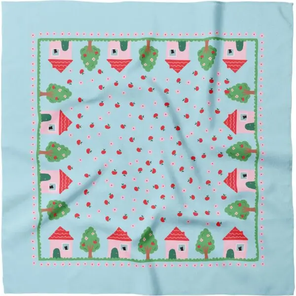 CENTINELLE House Cotton Silk Bandana - Blue