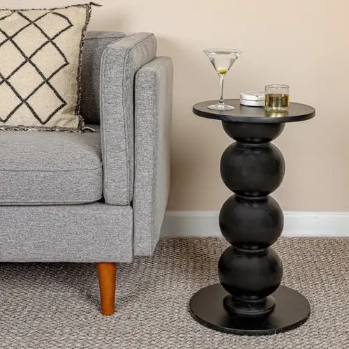 STORIED HOME Over-sized Bubble End Table