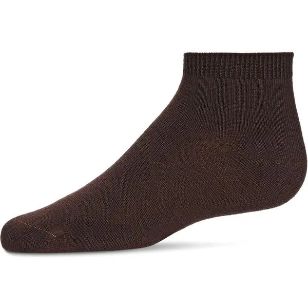 MEMOI Basic Silky-soft Gauge Ankle Sock - Fudge