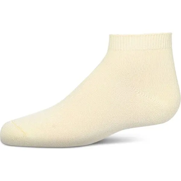MEMOI Basic Silky-soft Gauge Ankle Sock - Sunshine