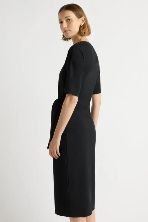 modern citizen black dress Fei Wrap Dress at Modern Citizen