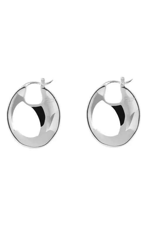 Lié Studio The Erin Hoop Earrings - Silver