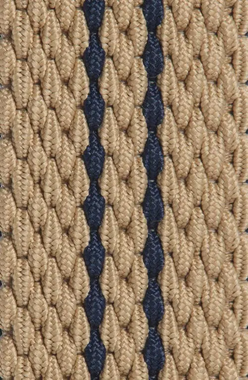 Cole Haan Stripe Reversible Stretch Woven Belt