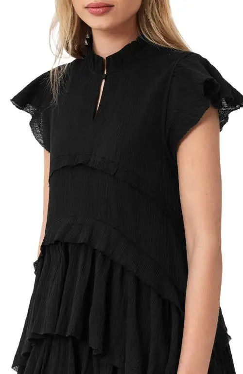 ALLSAINTS Cavalry Layered Ruffle High-low Dress
