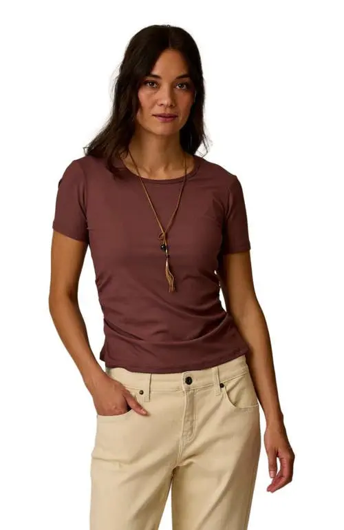 Carve Designs Vega Rib Tee 2.0 - Coco