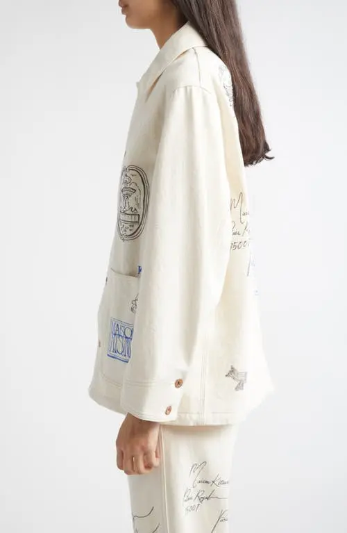 KURO X Maison Kitsuné Denim Chore Jacket