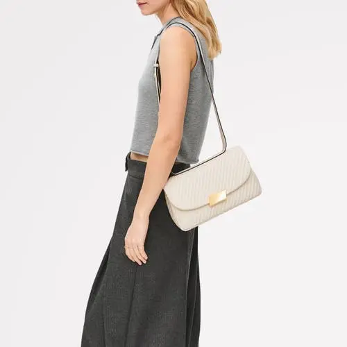 RADLEY The Belsize Quilt Flapover Crossbody Bag - Salt