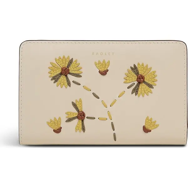 RADLEY Picton Placefloral Bifold Wallet - Salt