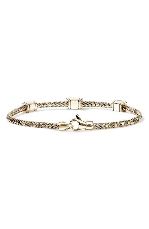John Hardy Icon Stud Pavé Diamond Bracelet - Gold