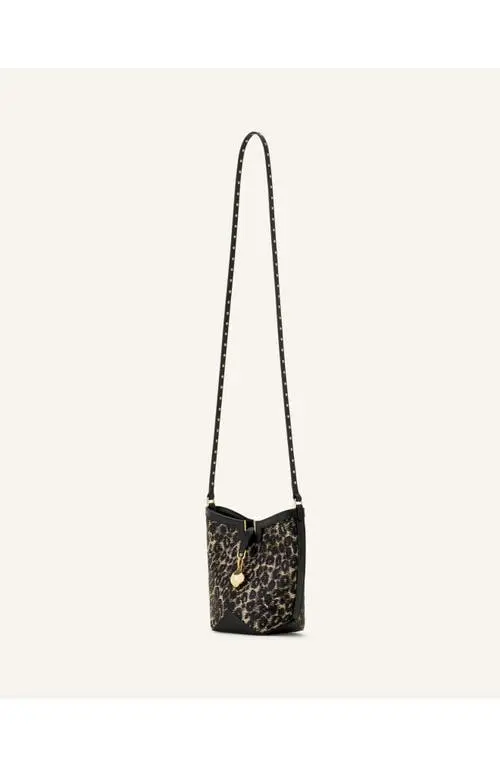 LANVIN Catch Small Raffia Bucket Bag