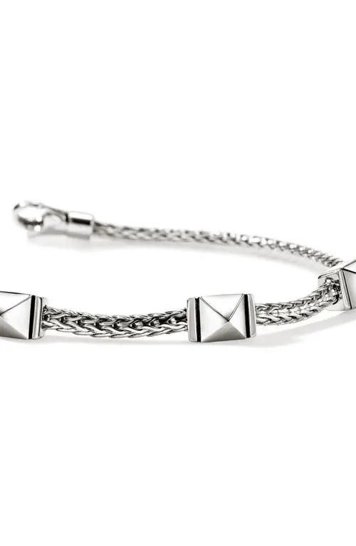 John Hardy Icon Stud Chain Bracelet - Silver