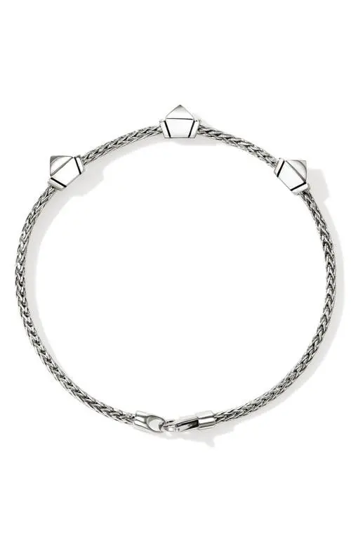 John Hardy Icon Stud Chain Bracelet - Silver