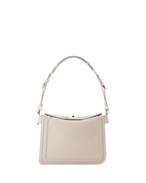 LANVIN Compagnon Small Asymmetrical Leather Bag