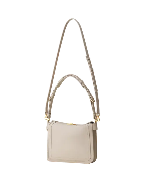 LANVIN Compagnon Small Asymmetrical Leather Bag