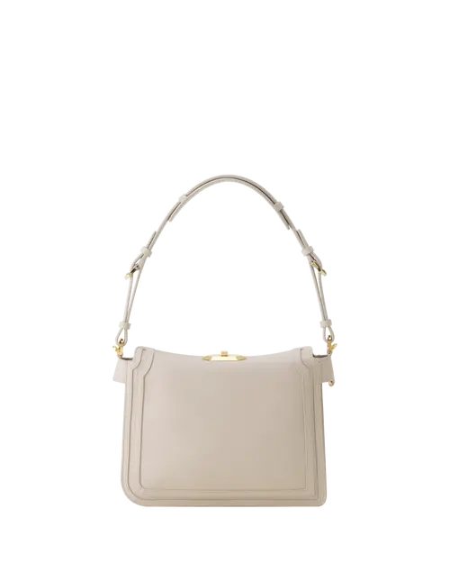LANVIN Compagnon Small Asymmetrical Leather Bag