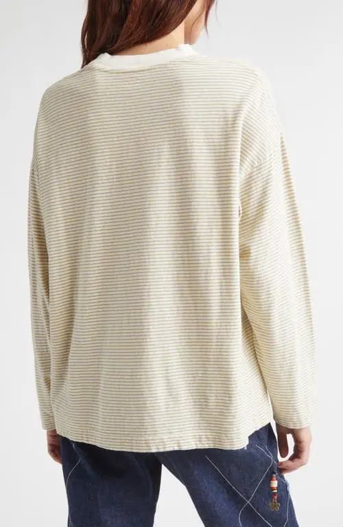 KURO Soft Line Border Stripe T-shirt