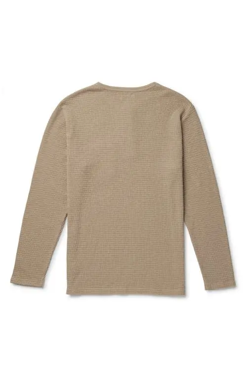 SEAGER CO Sawpit Long Sleeve Cotton Thermal Henley