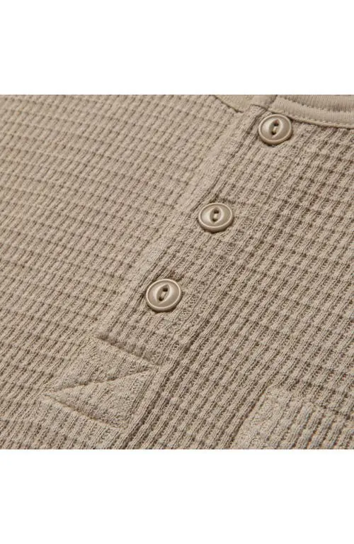 SEAGER CO Sawpit Long Sleeve Cotton Thermal Henley