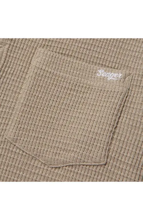SEAGER CO Sawpit Long Sleeve Cotton Thermal Henley