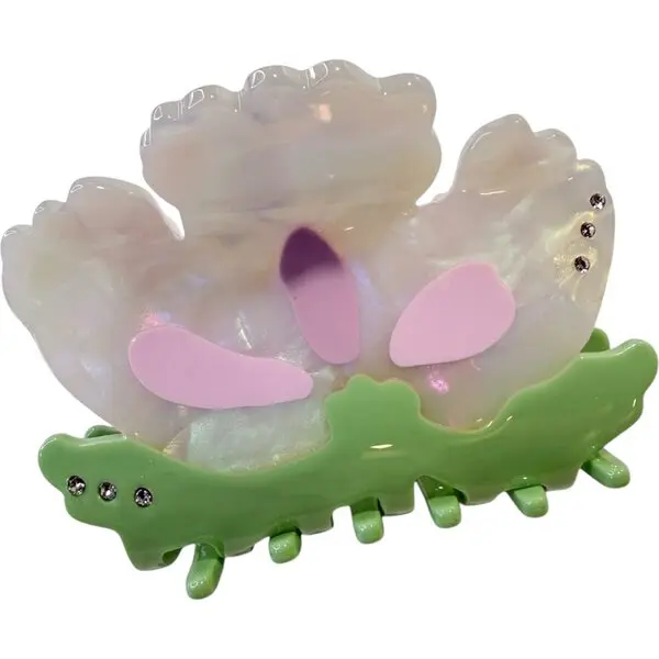 CENTINELLE Tropical Orchid Hair Claw - Green