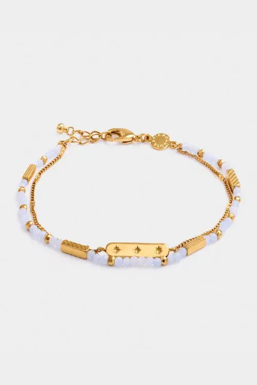 KATIE LOXTON Birthstone Bracelet - March