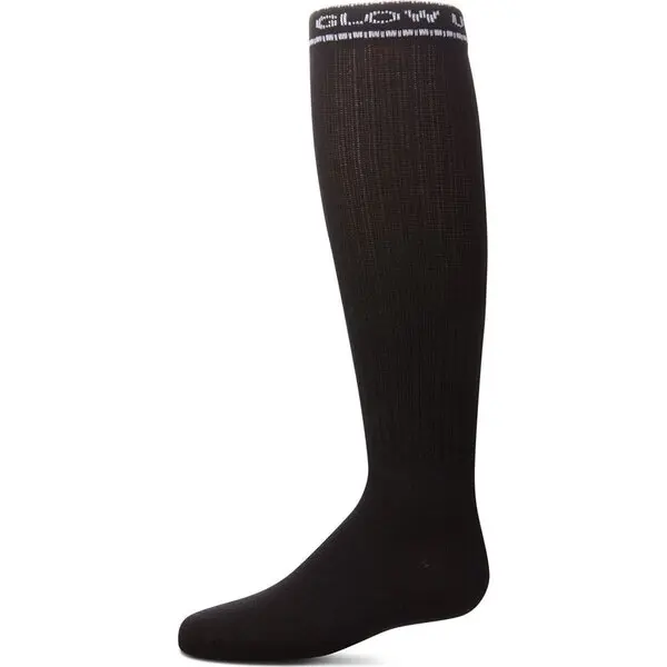 MEMOI Glow Up Knee High Socks - Black