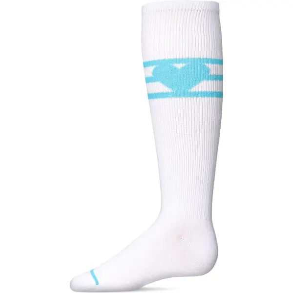 MEMOI Sweetheart Pastel Knee High Socks - Aqua