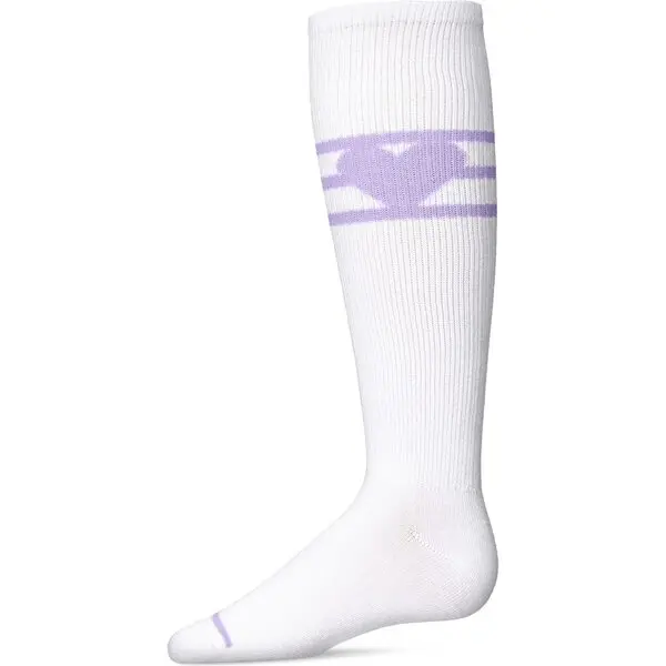 MEMOI Sweetheart Pastel Knee High Socks - Lavender
