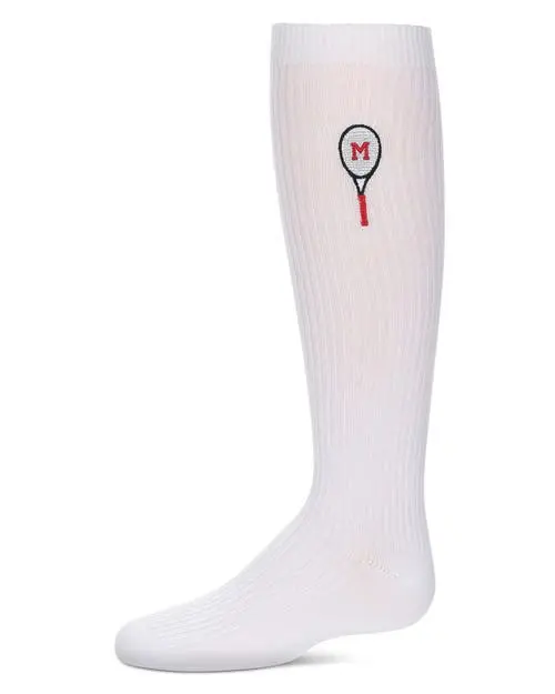 MEMOI Tennis M Knee High Socks - Red