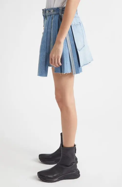 KURO Remake Mark Xiii Denim Miniskirt - Indigo