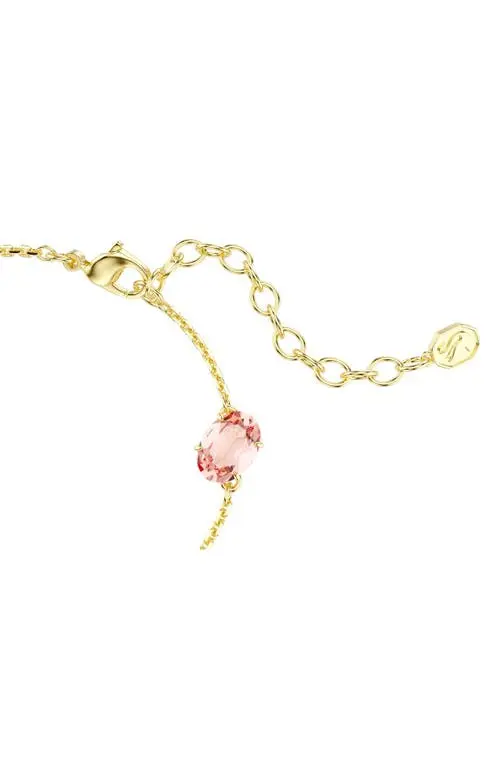 SWAROVSKI Gema Crystal Charm Line Bracelet - Gold/multi