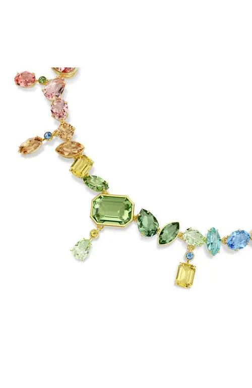 SWAROVSKI Gema Crystal Collar Necklace - Gold/multi