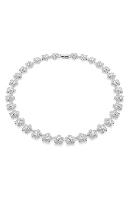 SWAROVSKI X Ariana Grande Crystal Collar Necklace - Silver/white