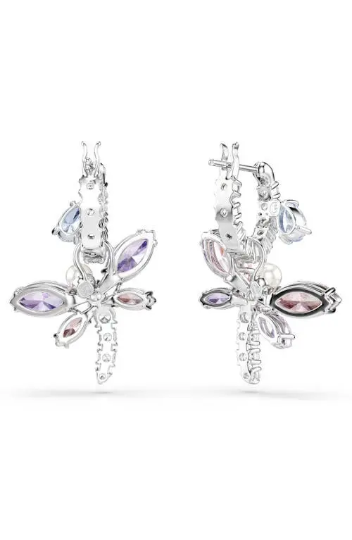 SWAROVSKI X Ariana Grande Crystal Drop Huggie Hoop Earrings