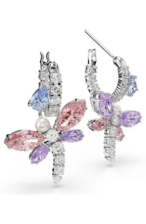 SWAROVSKI X Ariana Grande Crystal Drop Huggie Hoop Earrings