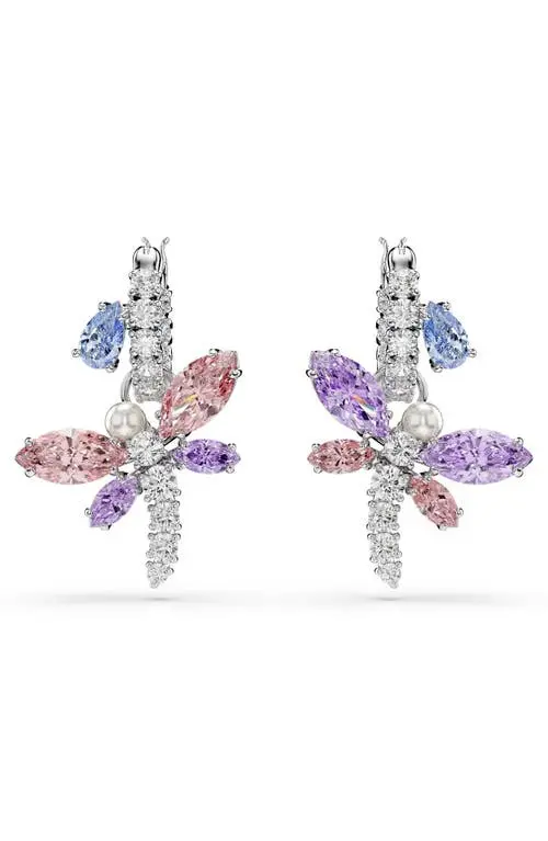 SWAROVSKI X Ariana Grande Crystal Drop Huggie Hoop Earrings