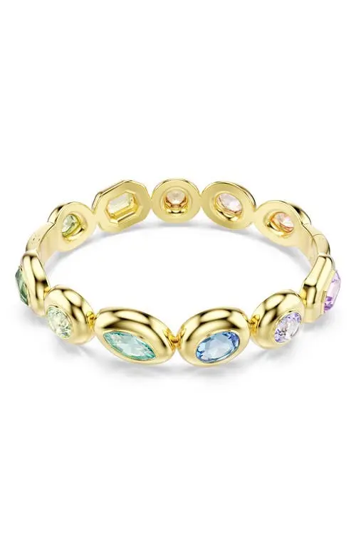SWAROVSKI Gema Crystal Bangle - Gold/multi