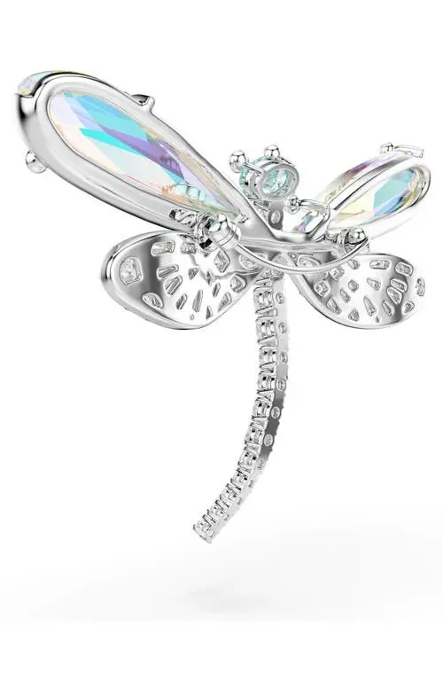 SWAROVSKI Crystal Hair Comb - Silver/green
