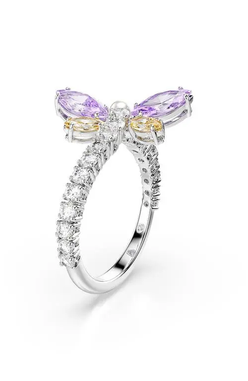 SWAROVSKI X Ariana Grande Multicolor Crystal Ring - Silver/multi