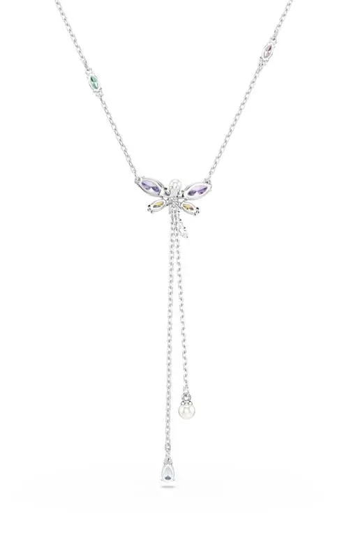 SWAROVSKI X Ariana Grande Y-necklace - Silver/multi