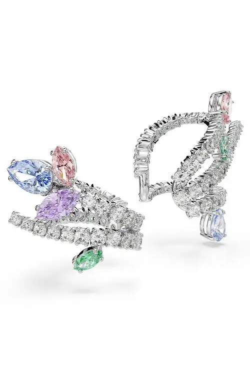 SWAROVSKI X Ariana Grande Crystal Ear Cuffs - Silver/multi